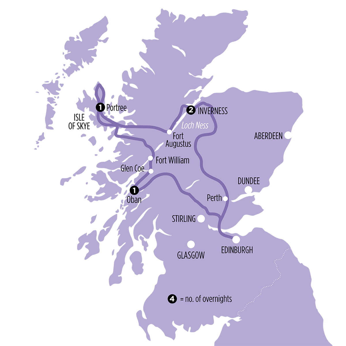 Isle of Skye, Inverness & Loch Ness Tour from Edinburgh | 5 Day